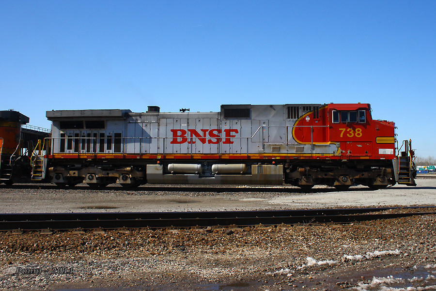 Northbound BNSF Mixed Freight Train